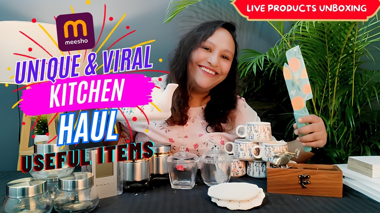 Meesho Kitchen Haul & Random Finds | 10 Unique Household Meesho Finds ...