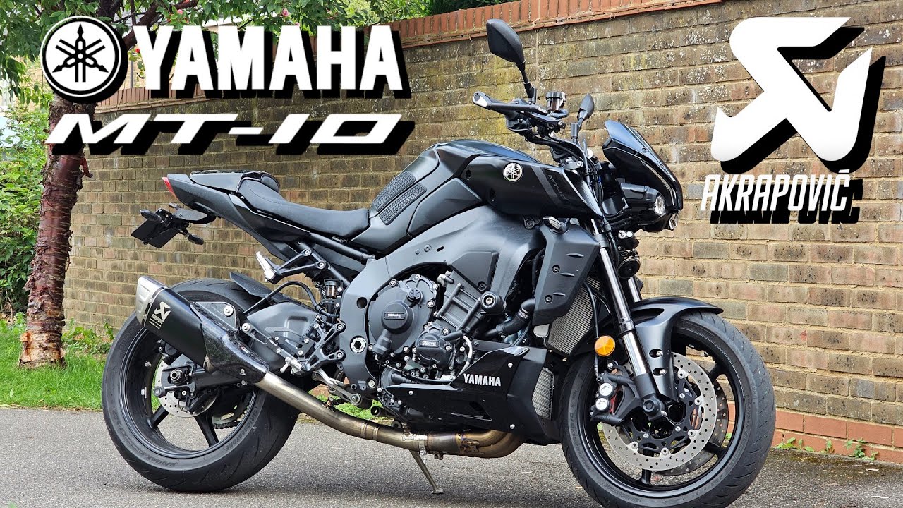 2023 Yamaha MT-10 with full Akrapovic exhaust | Short POV ride ...