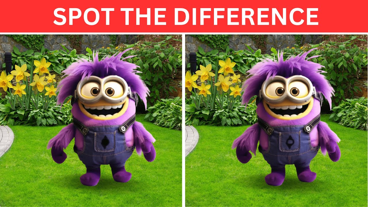 CAN YOU SPOT THE DIFFERENCE? | 100% FAIL | MINIONS MOVIE PUZZLE - YouTube