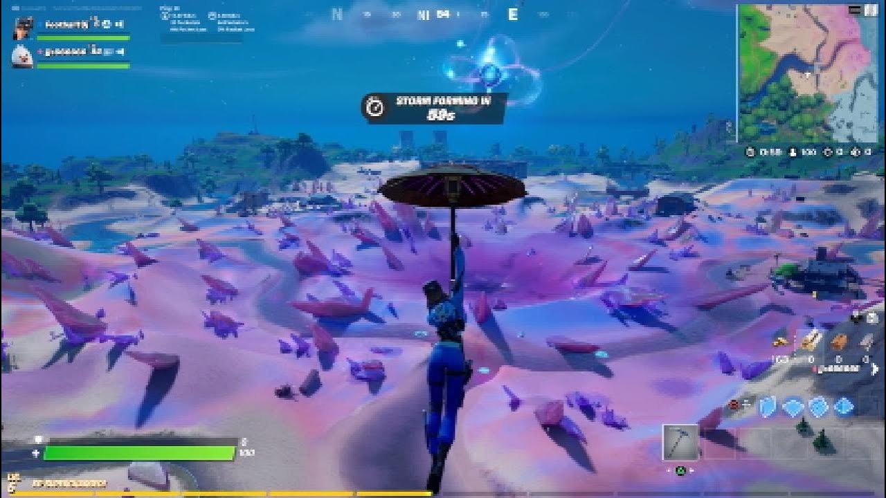 Playing fortnight on the Ps5 - YouTube