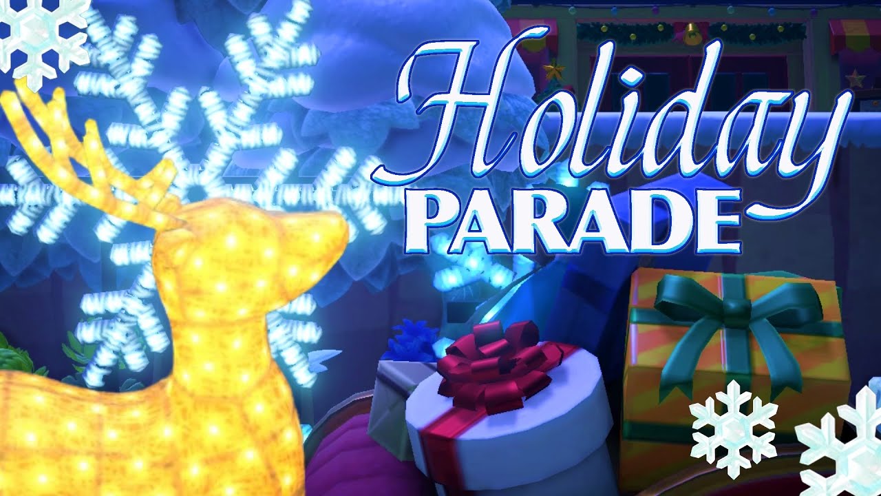 Attending a Holiday Parade in ACNH | Animal Crossing New Horizons 🪩 ️ ...