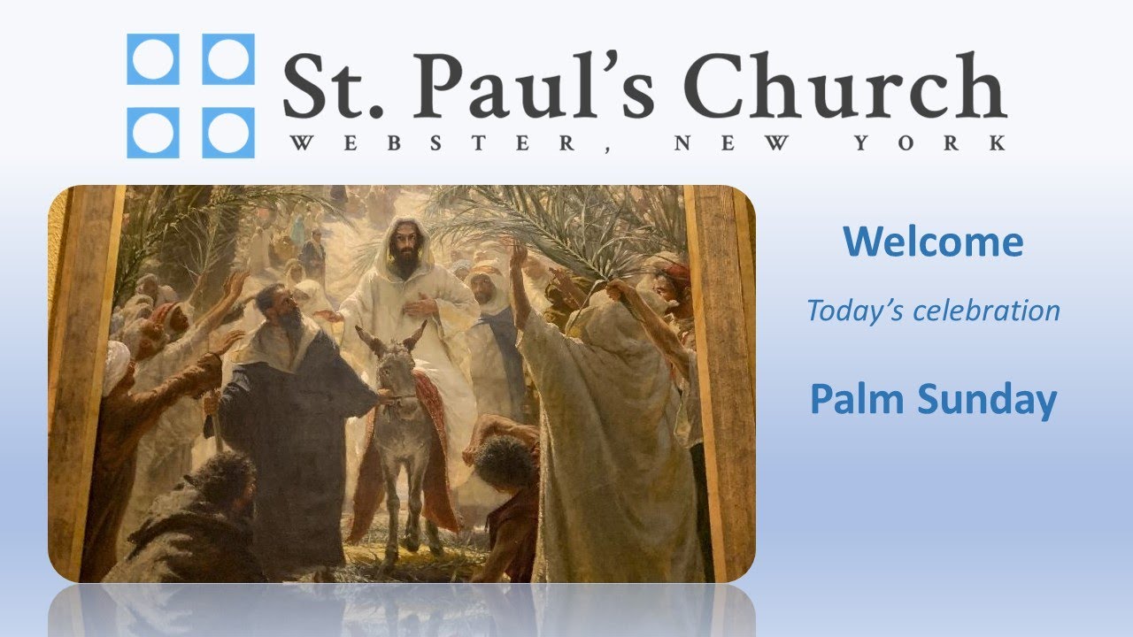St. Paul's RCC Mass, Sunday, Apr 2, 11:00 AM ET - YouTube