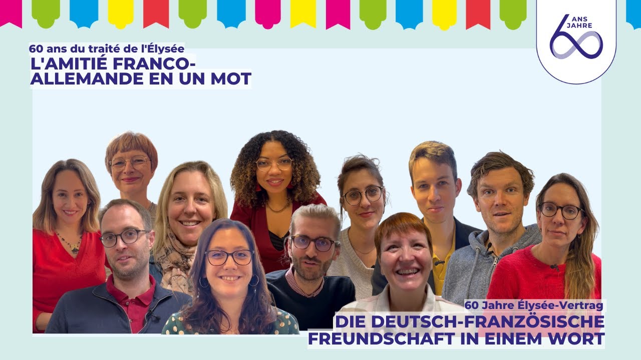 L'amitié franco-allemande en un mot | Die deutsch-französische ...