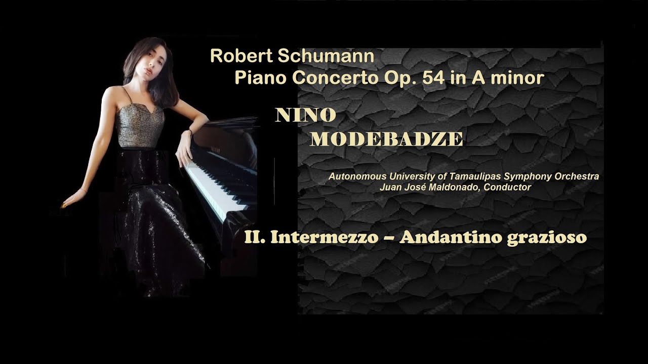 Nino Modebadze plays Schumann Piano Concerto (2) - YouTube