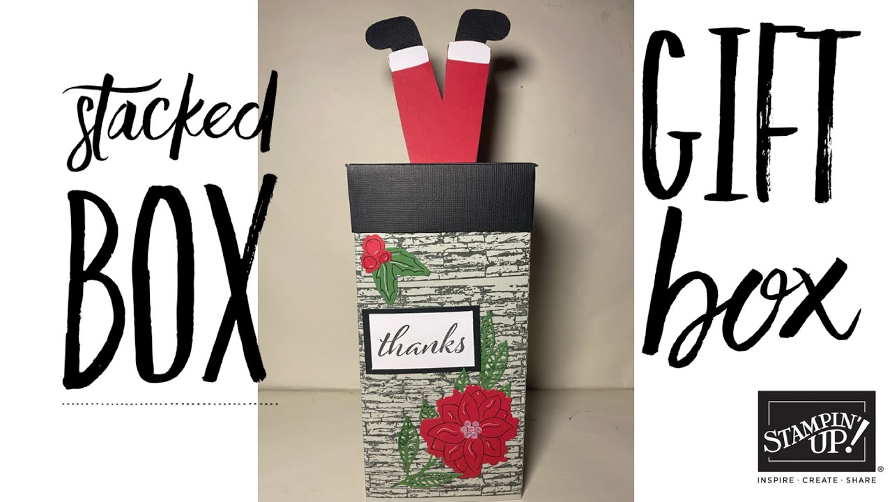 Christmas Gift Box Tutorial - YouTube