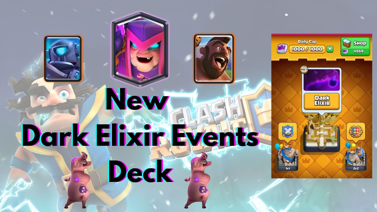 Clash Royale Dark Elixir Event DECK | High win rate for solo match ️ ...