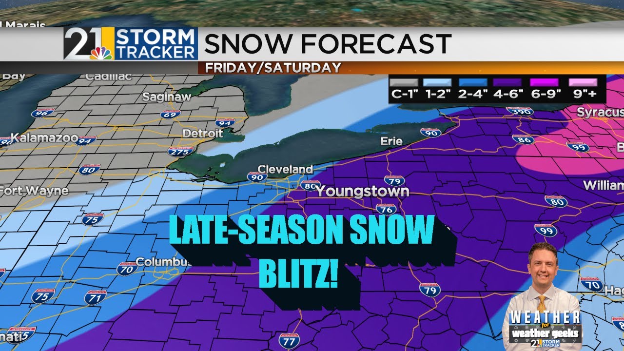 Biggest March Snowstorm in 4 Years! "Weather For Weather Geeks" 3/9/22 ...