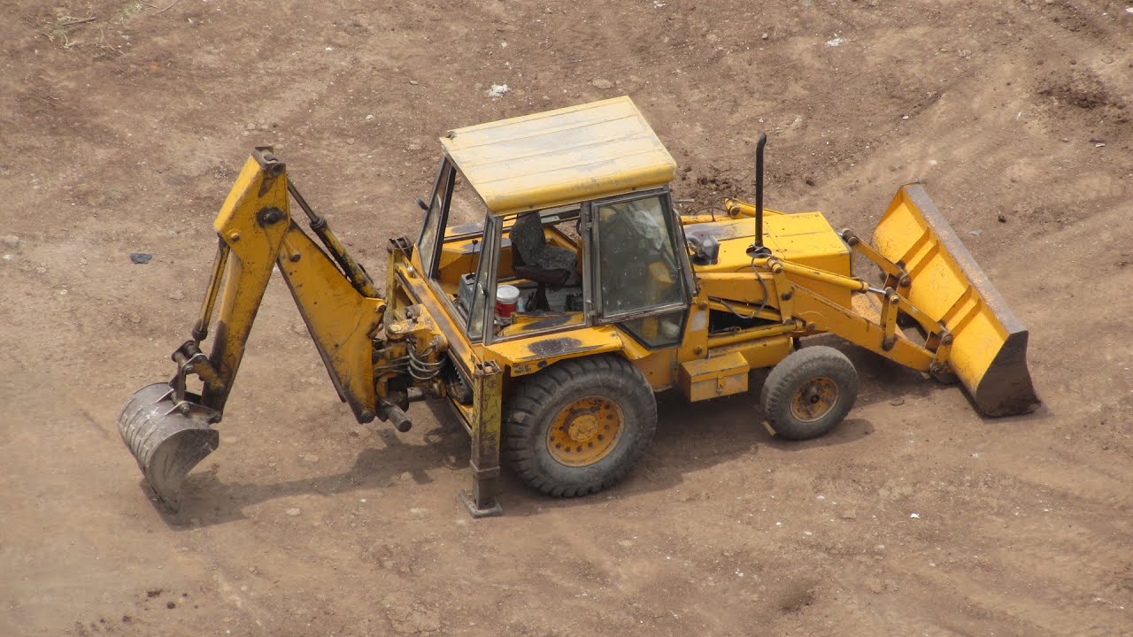 TRUCKS FOR CHILDREN - Little Construction Vehicles, Dumper Backhoe ...