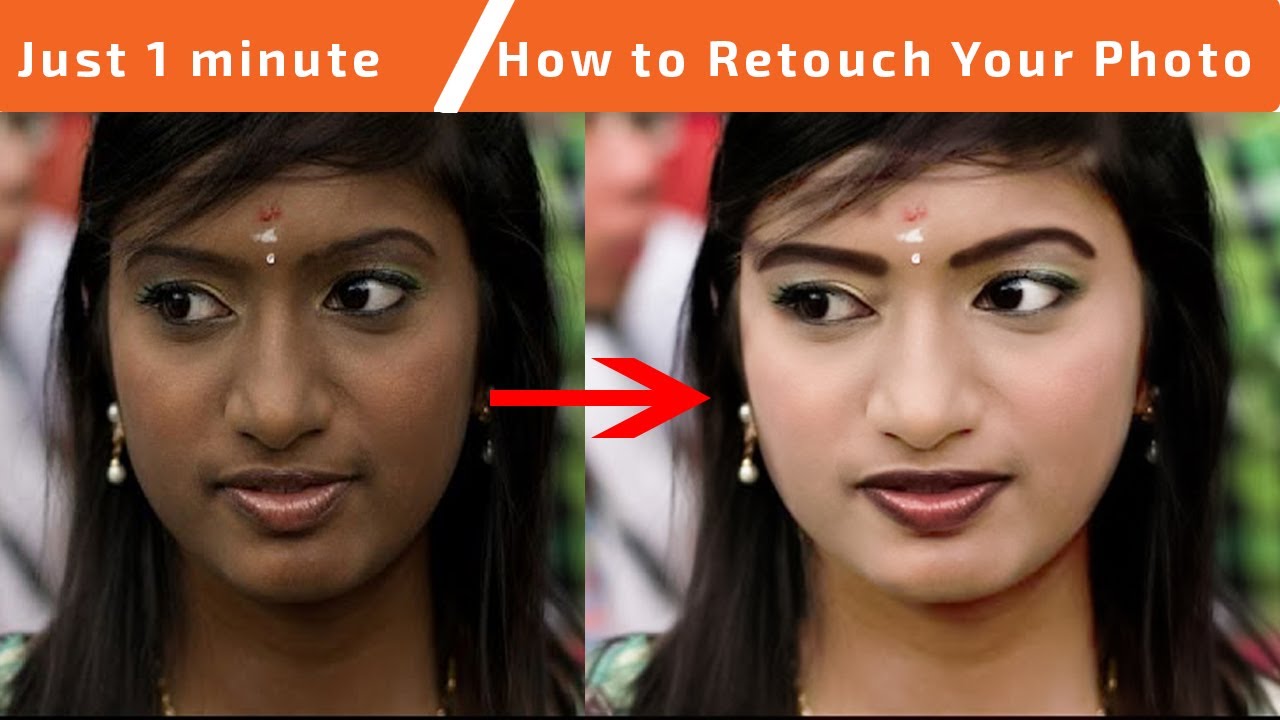 How to Retouch Photo in Photoshop | Photo Editing | Best Photo ...