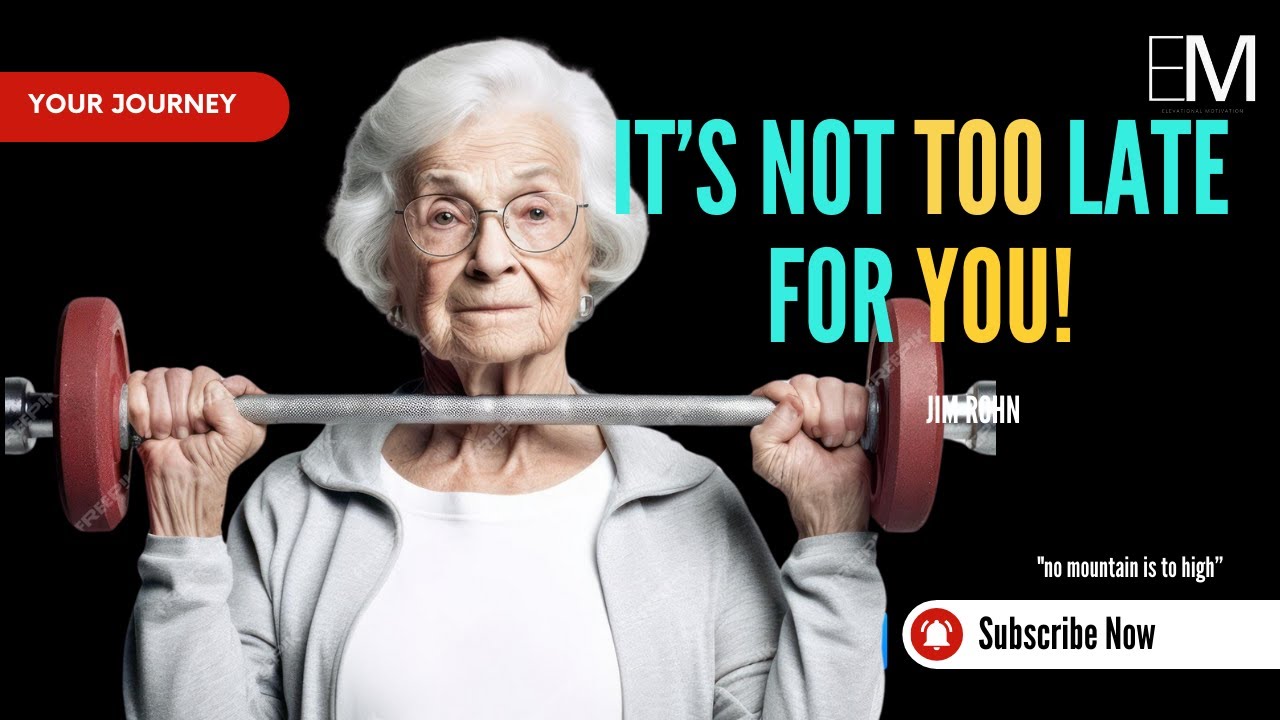 It's not too late for you! - YouTube