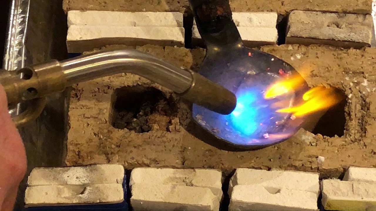 Smelting Pewter - YouTube