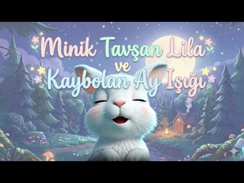 Minik Tavşan Lila ve Kaybolan Ay Işığı 🌙 | Uyku Öncesi Çocuk Masalı | Sakinleştirici Masal