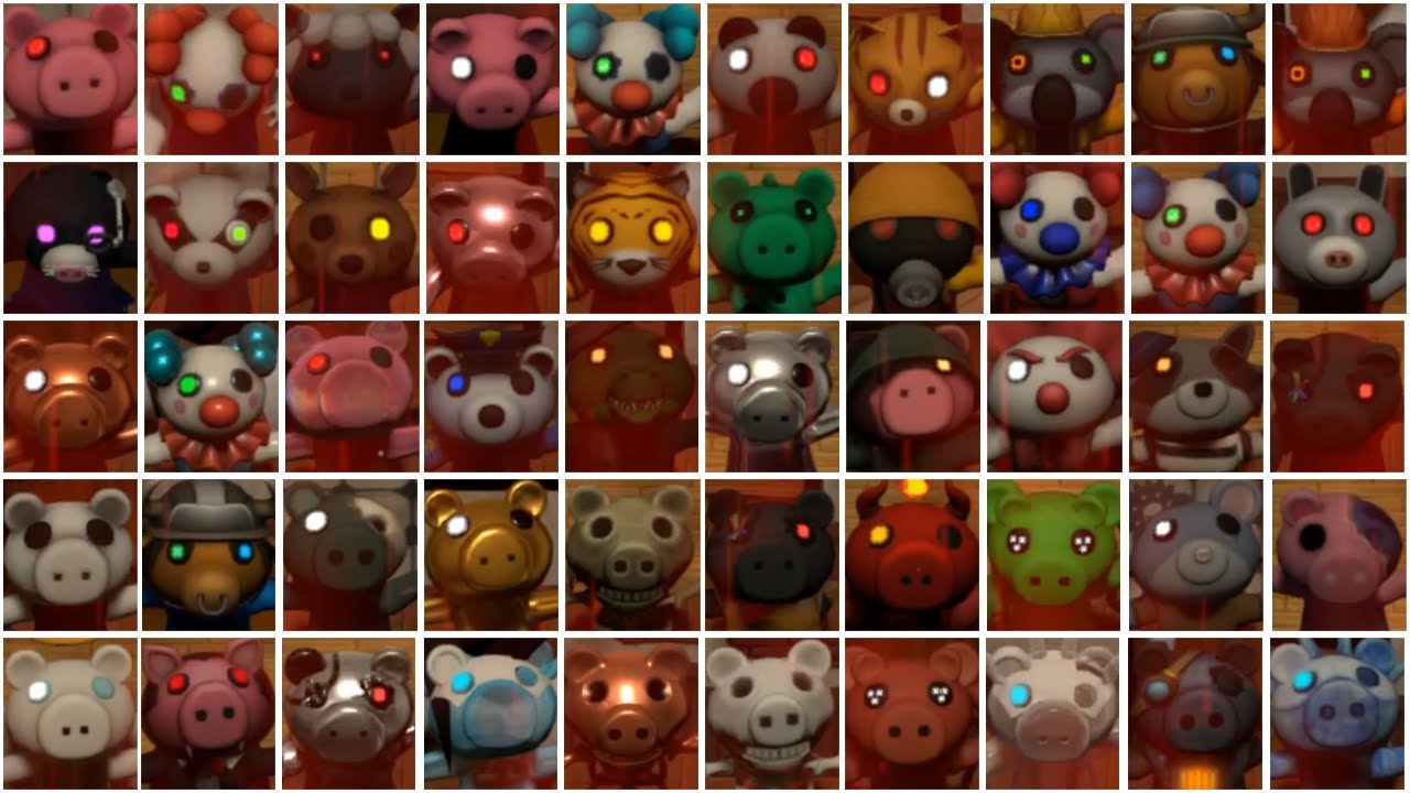 PIGGY HUNT All Characters Wake up animation - Roblox Piggy New Game ...