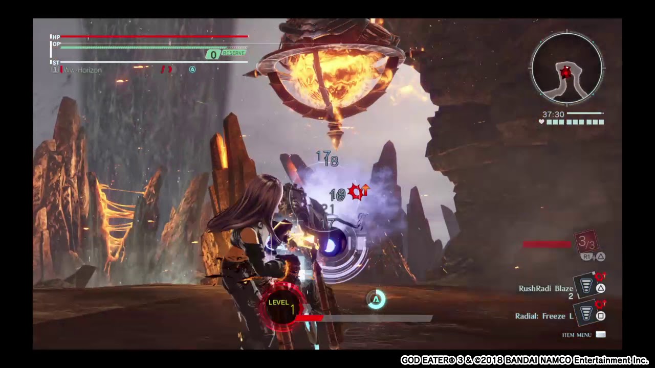GOD EATER® 3 R4 Nemain & Ra Perfect (Pacify the Area) Heavy Moon/Ray ...