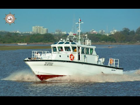 SECURITY / PATROL / PILOT BOAT 18M - A H WADIA BOAT BUILDERS - YouTube
