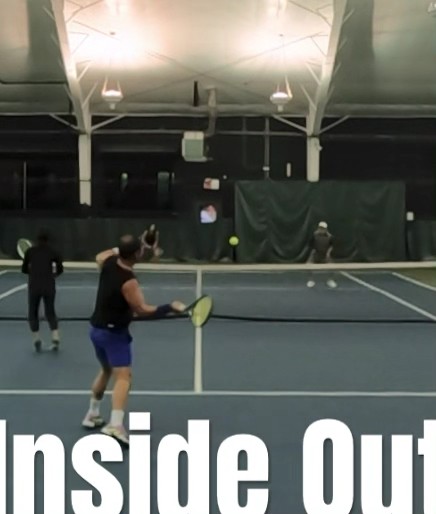 Inside out strokes. #tennis #테니스 #doubles - YouTube