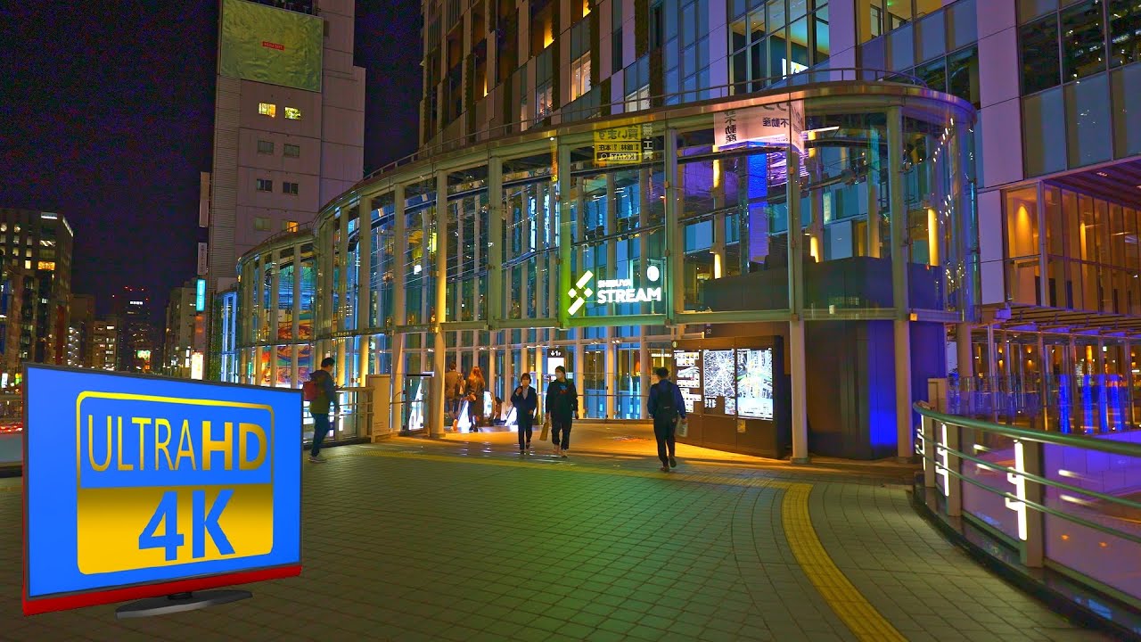 【4K】Tokyo🔸Shibuya stream walk at night - YouTube