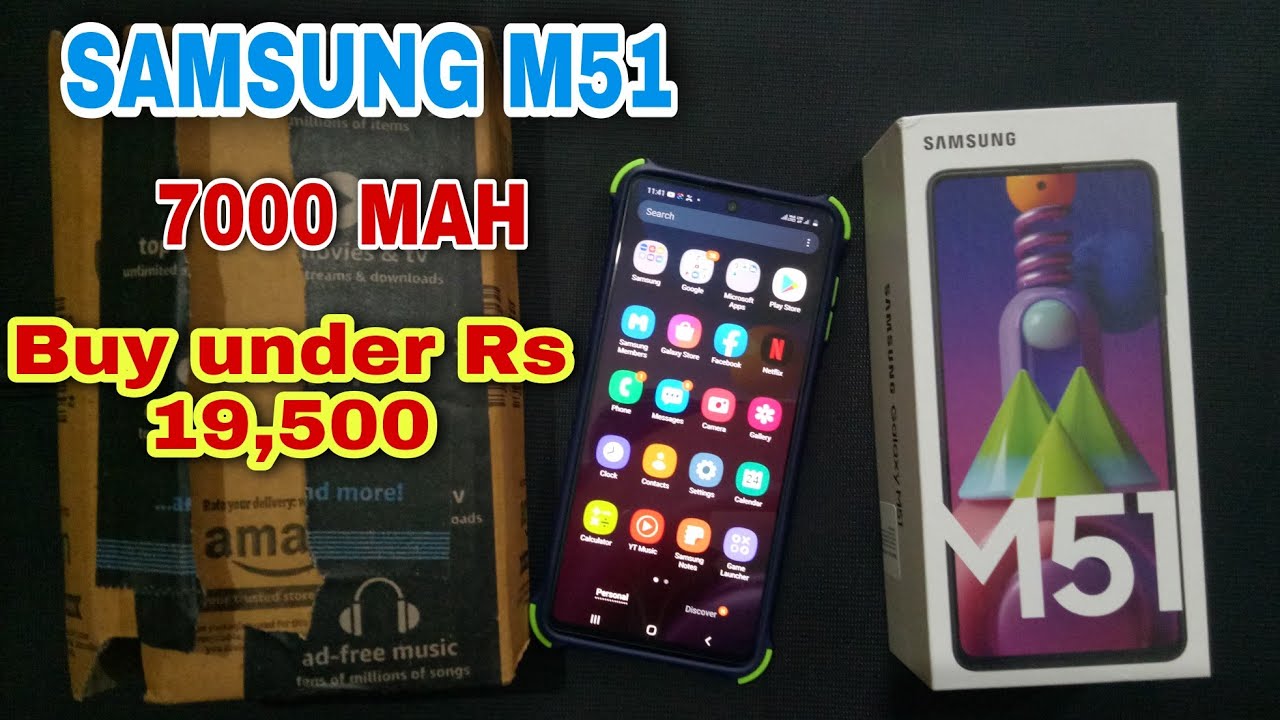 Samsung Galaxy M51 Unboxing & review .The best Smartphone for Samsung ...