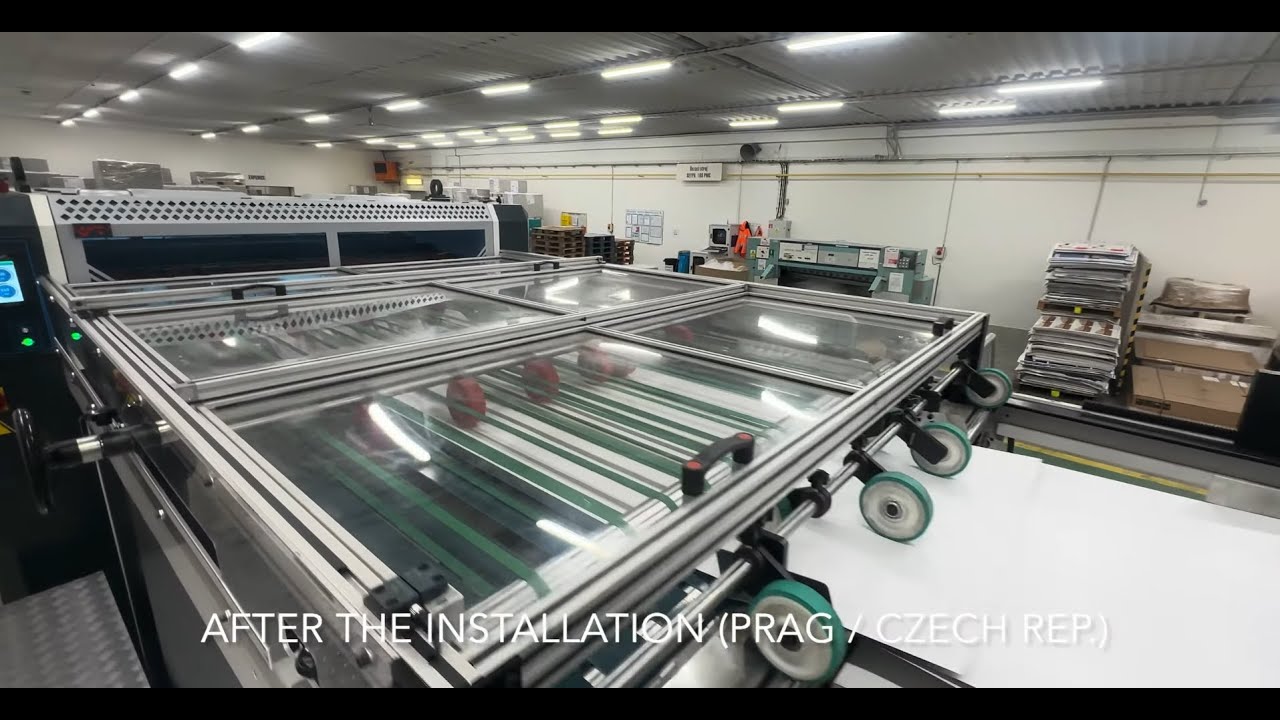 Paper Sheeter Machine NSR Installed in Prag 🇨🇿 - YouTube