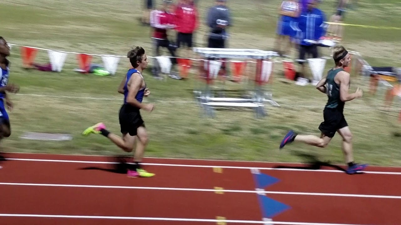 Josh 800 meter run - YouTube