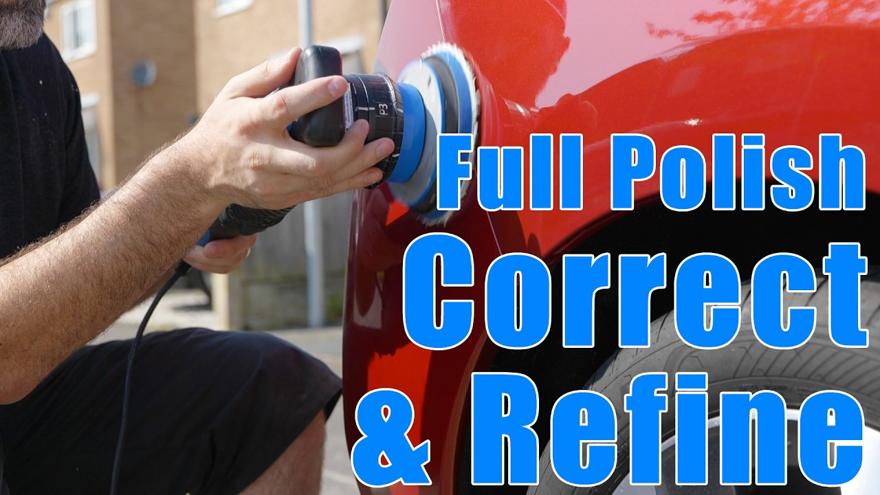 Nissan Leaf Full Polish & Ceramic Coating - PART 2: POLISHING & SCRATCH ...