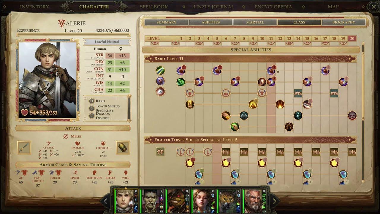 Pathfinder Kingmaker Character Builds #2 - Frontline Overview: Valerie, Regongar and Nok-Nok ...