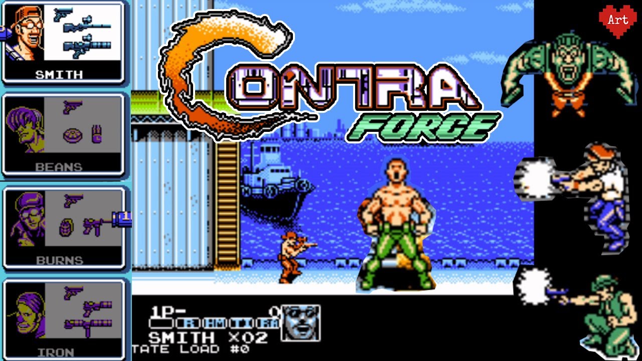 Contra Force (NES) | Playthrough | No Death | 90's video games | Nostalgic Sundays - YouTube