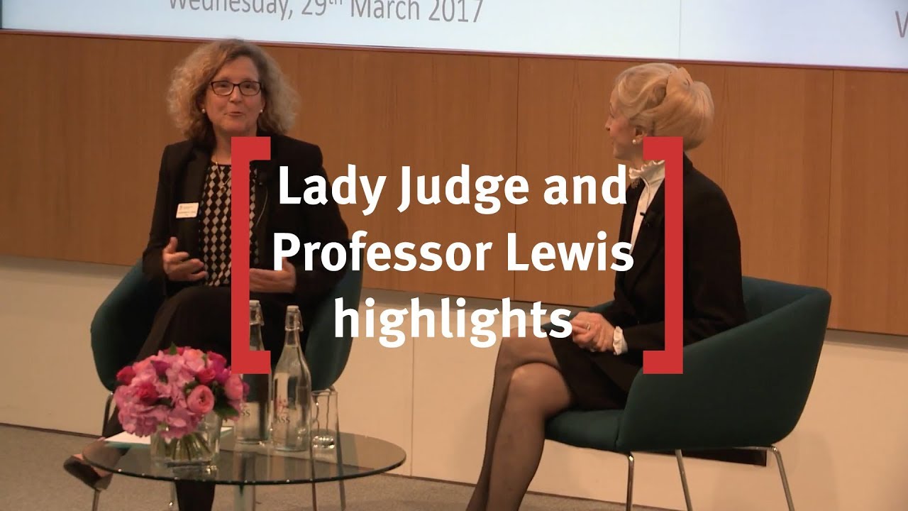 Lady Judge & Professor Lewis at Cass: The Changing Landscape of 21st ...