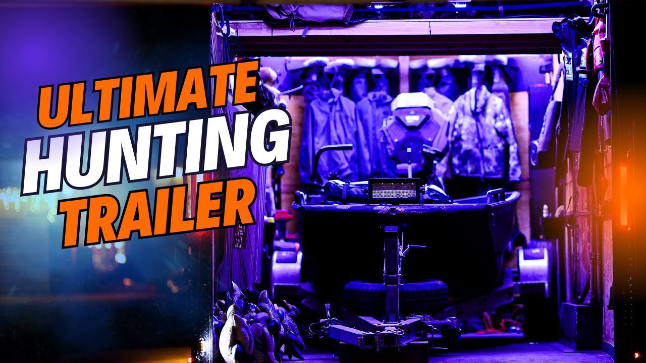 The Best Duck Hunting Decoy Trailer - YouTube