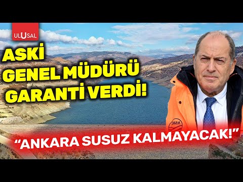 ANKARA'NIN NE KADAR SUYU VAR? AKÇAY: ARALIK SONUNA KADAR İDARE EDER AMA SUYU DİKKATLİ KULLANALIM