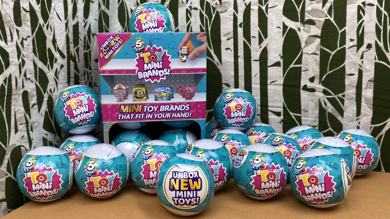 50 Mini Brands, Toy Edition Series 1 Mystery Balls (Part 5) - YouTube