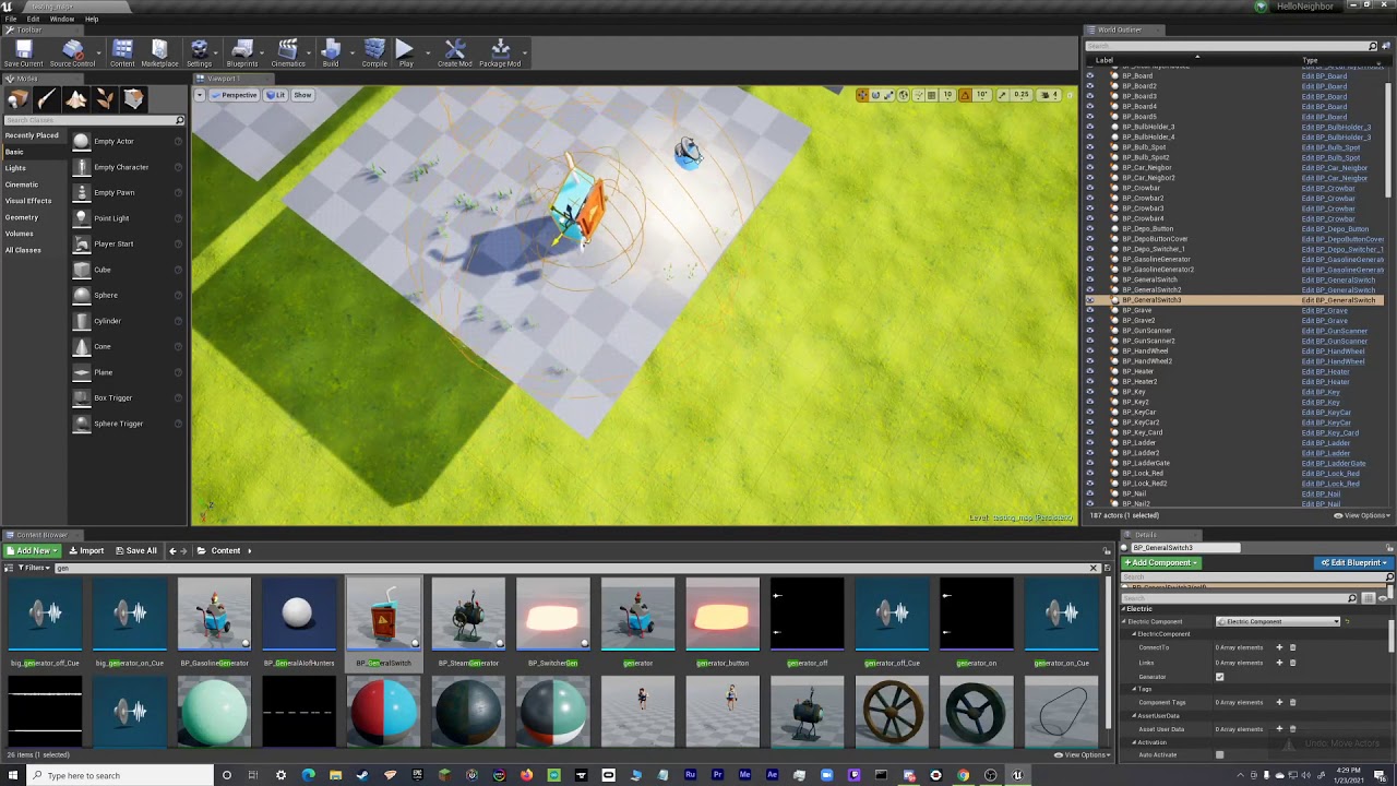 How To Set Up A Light And Light Switch In Hello Neighbor (Hello ...