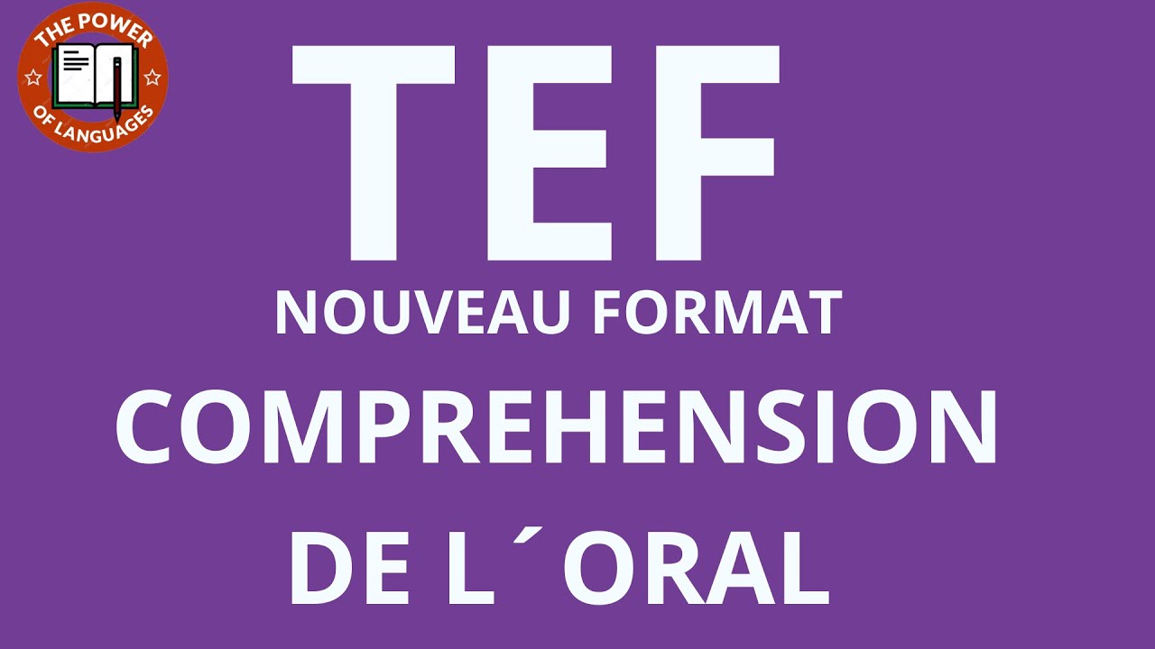 TEF B2 COMPREHENSION ORALE 1 || - YouTube