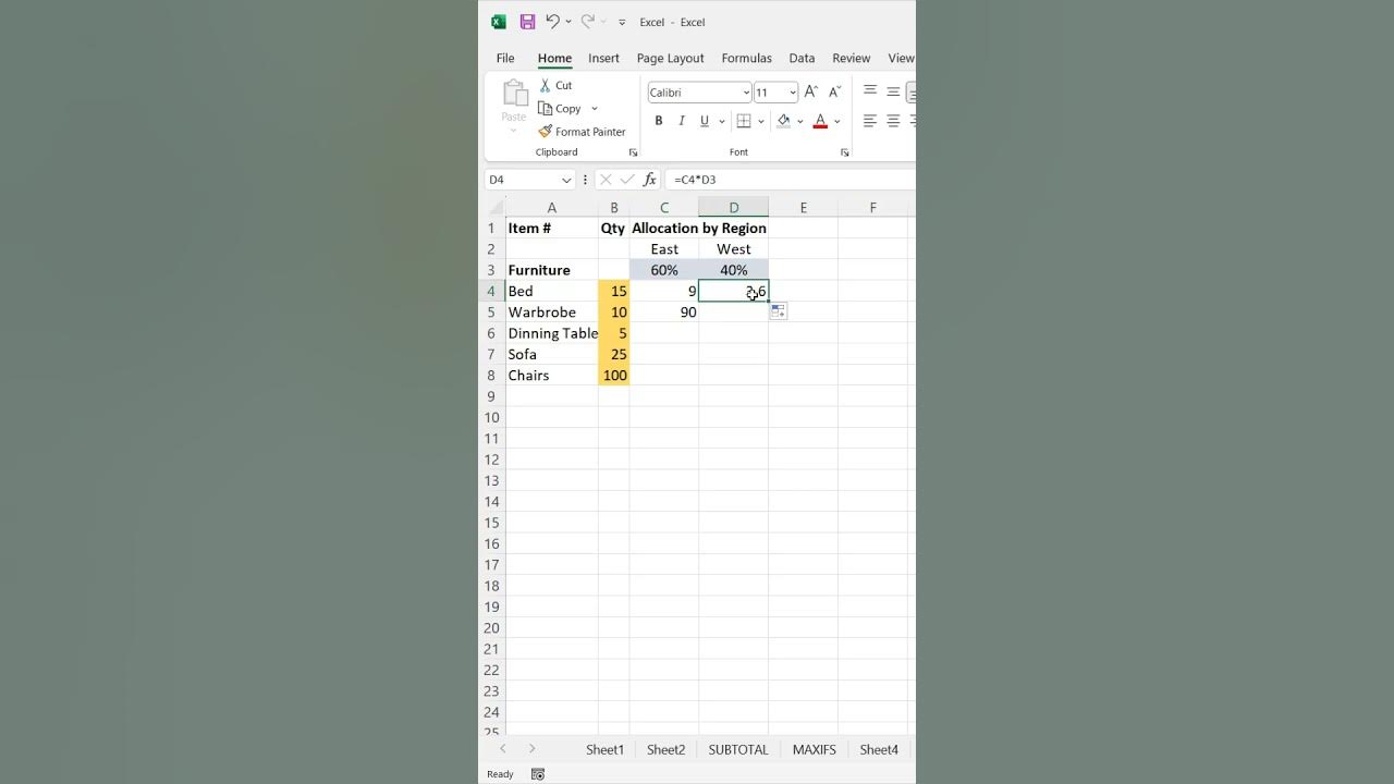 Understanding Mixed References In Excel Formulas Ii Exceledhub Exceltutorialinhindi Youtube