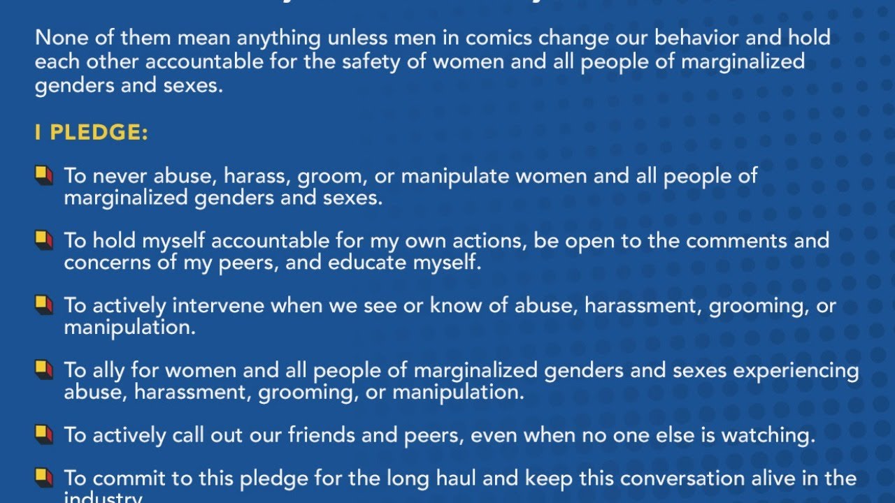 Comics Pledge is an alcoholics pledge - YouTube