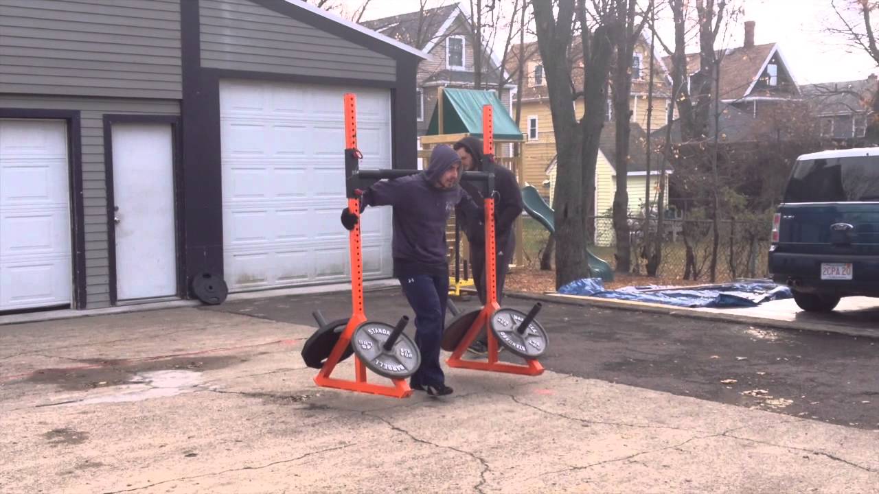 Alex Berner yoke walk first day - YouTube