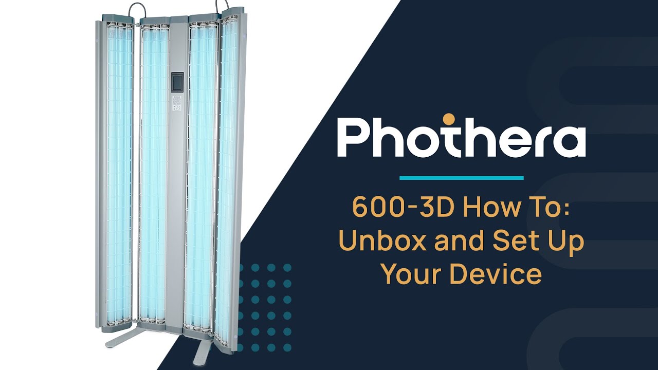 Phothera 600-3D How To: Unbox and Set Up Your Device - YouTube
