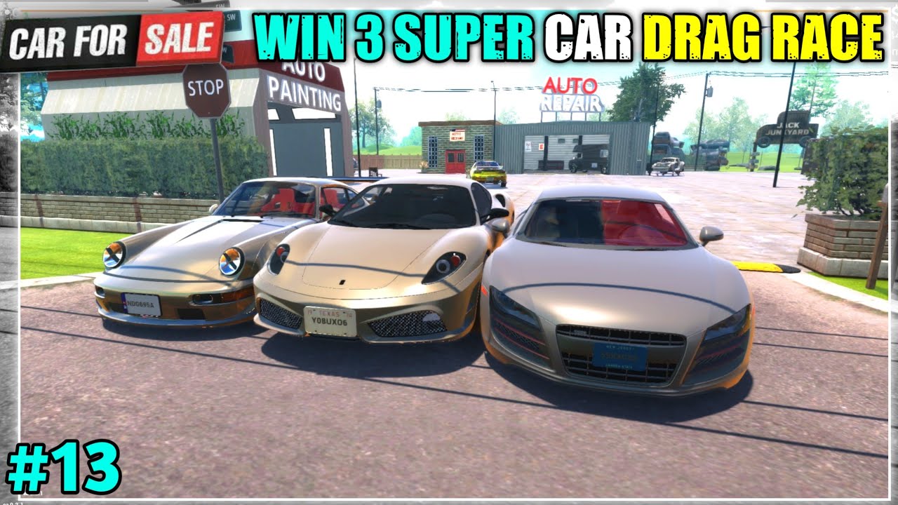 Win 3 Super Car From Drag Race || Car For Sale Simulator 2023 #13 - YouTube