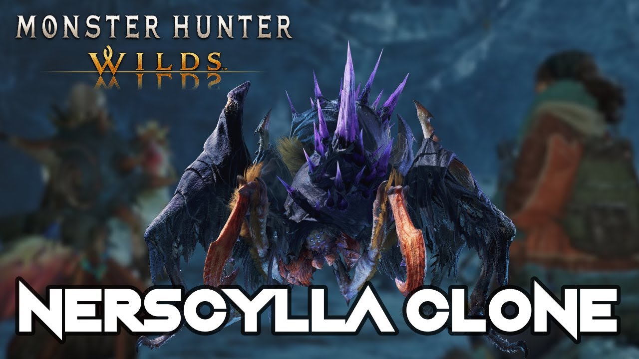 Monster Hunter Wilds - Nerscylla Clone Boss Fight (Hammer) - YouTube