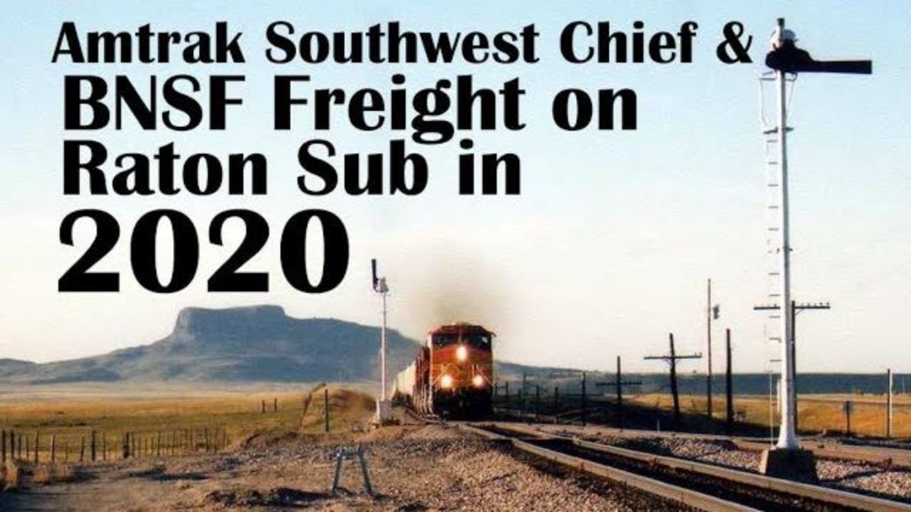 Amtrak & BNSF Freight on Raton Sub in 2020! - YouTube