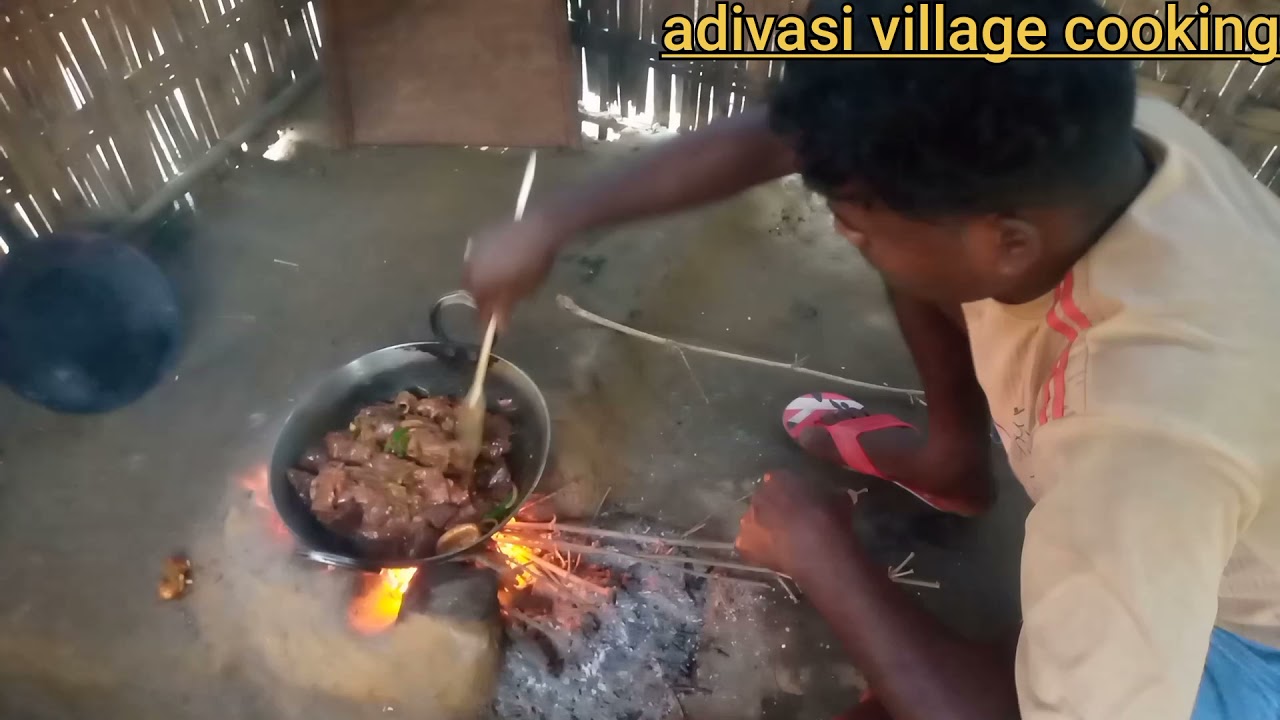 village tribe people cooking recipe /adivasi village cooking 🦆indian ...