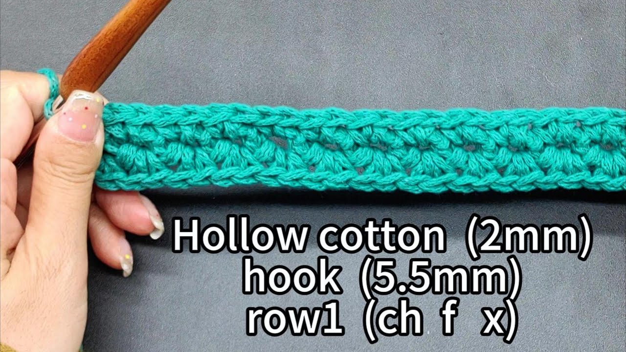 how to make strong crochet bag strap - YouTube
