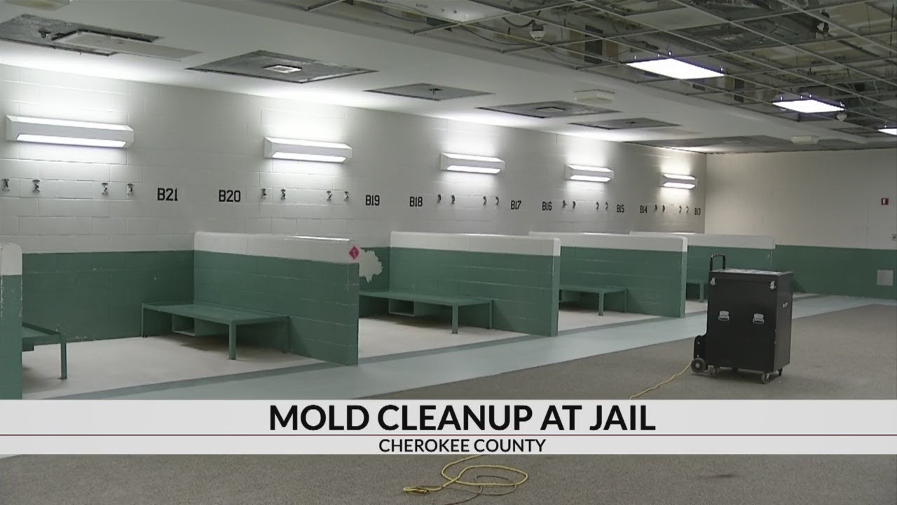 Mold cleanup underway at jail in Cherokee Co - YouTube