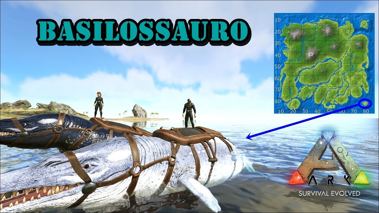 ARK Survival: Domando um casal de "BASILOSSAURO" - YouTube