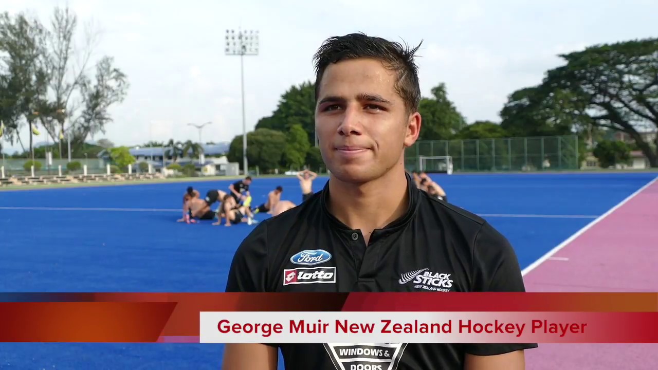 George Muir Post game Great Britain 3 2 v New Zealand 2 Mens Hockey ...