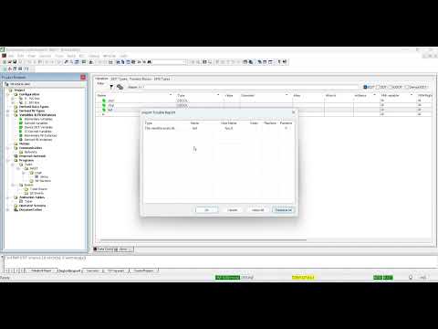 How to import and export variables in EcoStructure Control Expert || M580 and M340 Plc ...