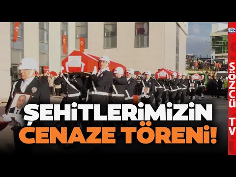 Yalova'da IŞİD'le Kahramanca Çatışmışlardı! Şehitlerimiz Son Yolculuğuna Uğurlandı