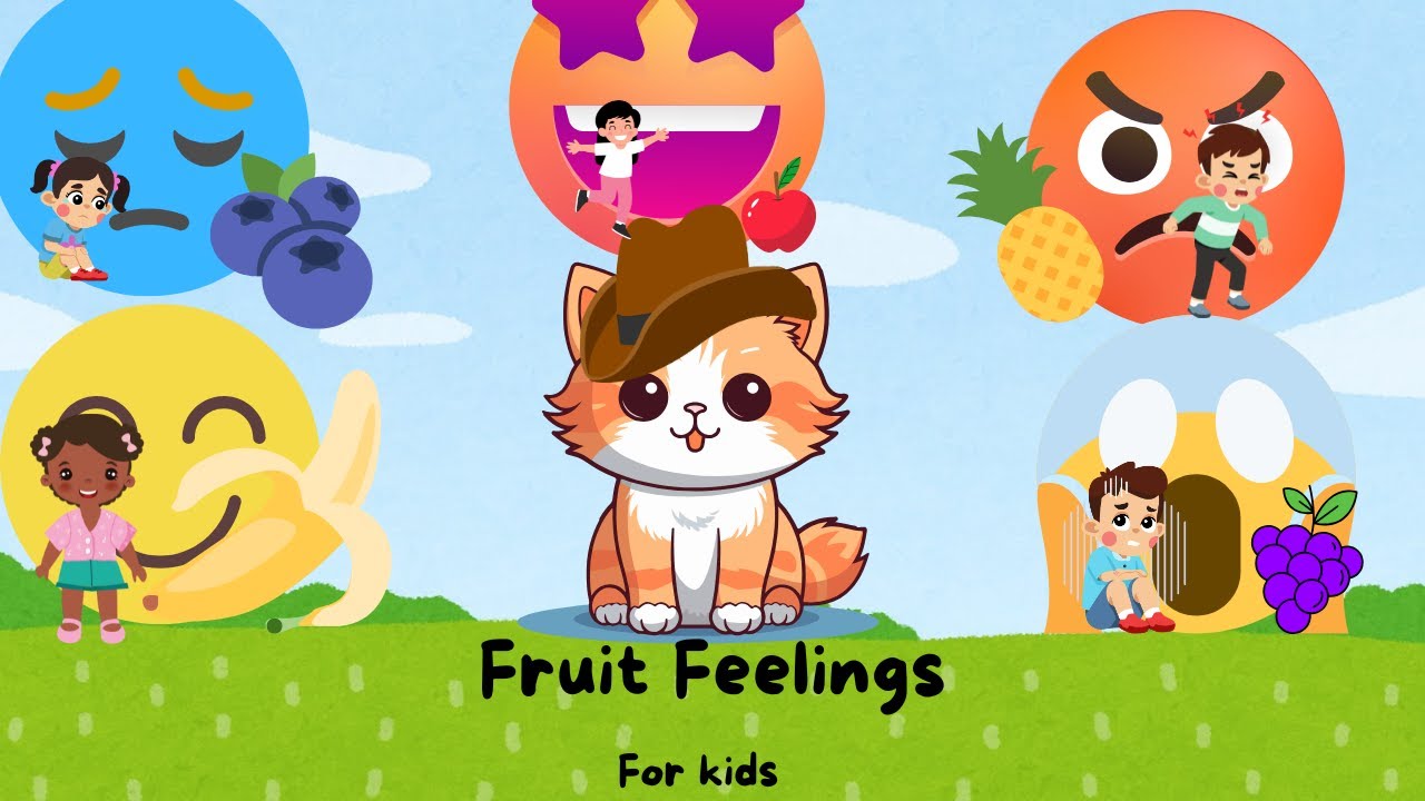 Fruit Feelings! 🍓🍌 Learn Emotions with Funny Fruits | Kids Educational ...
