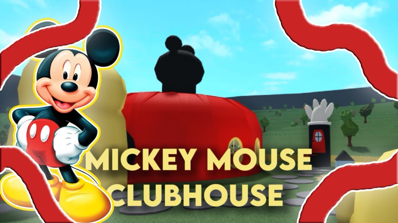 Building the Mickey Mouse clubhouse in bloxburg! - YouTube