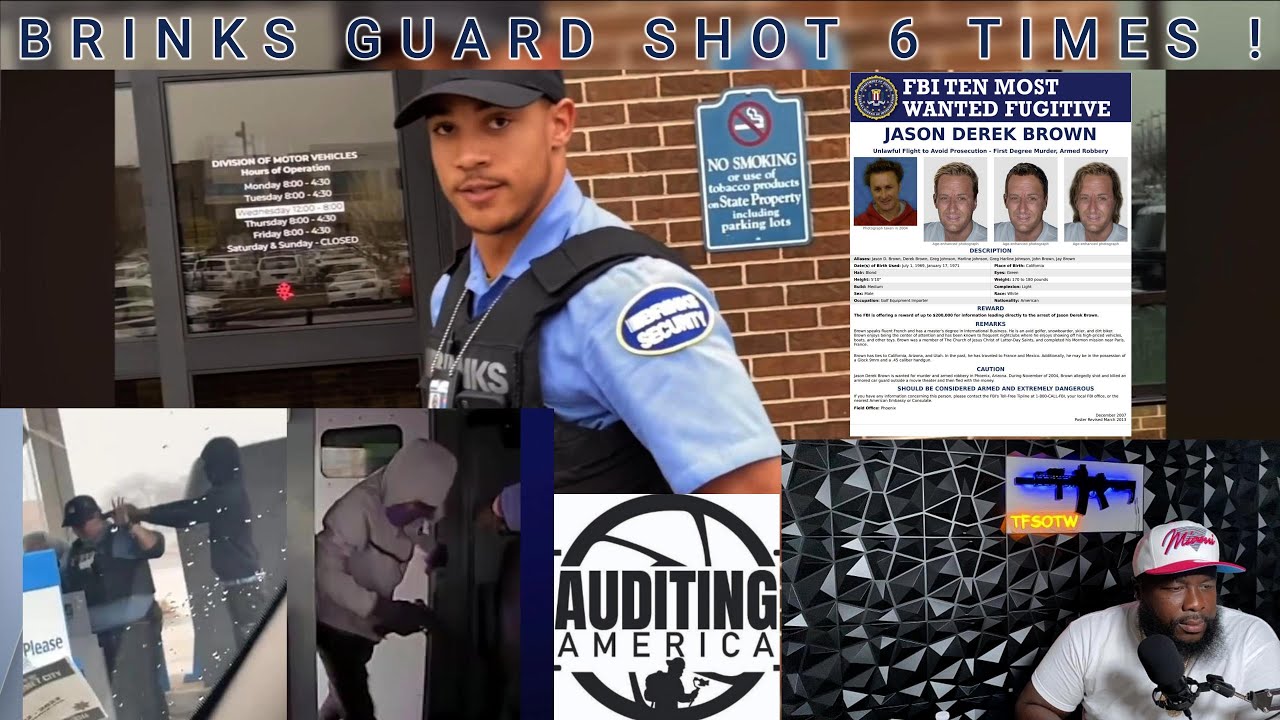 BRINKS GUARD $HOT 6 TIMES !😳 / A MESSAGE FOR @AuditingAmerica / SHE YELLED "HAWK TUAH" AT ME ...